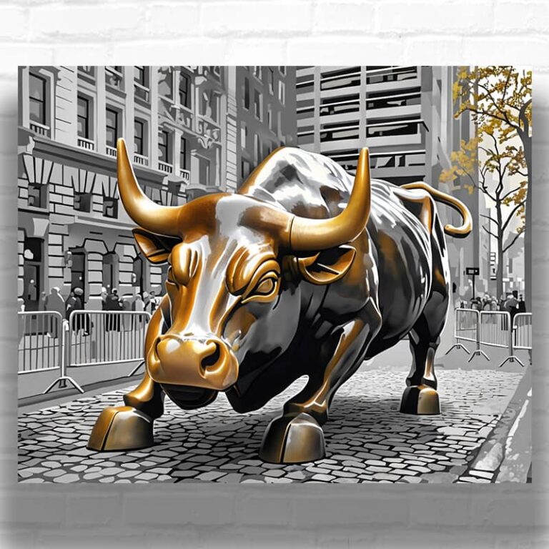 Paint by Numbers Cities - DIY Value Picture